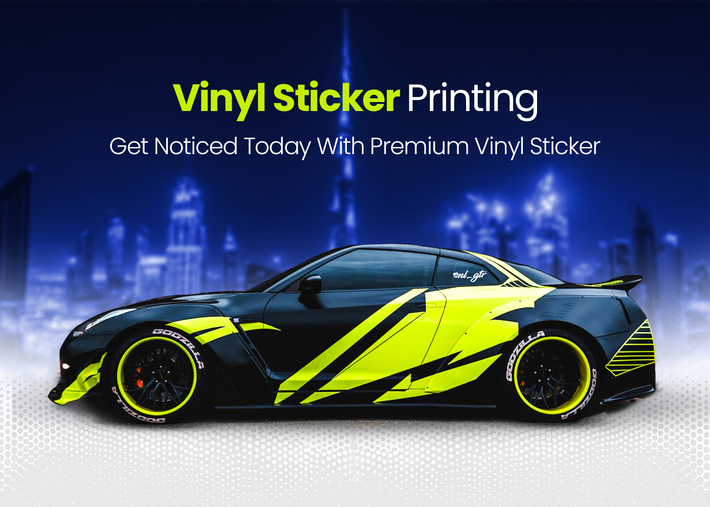 High-Quality Custom Vinyl Sticker Printing in Dubai, UAE