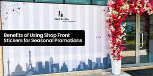 Festive Branding: Shop Front Stickers Work Seasonal Magic for Businesses